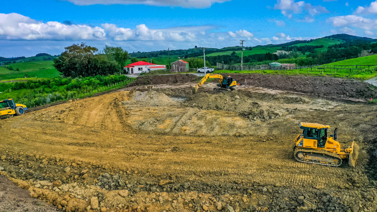 Recent Earthworks Projects in Northland - Advanced Earthworks Limited